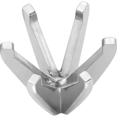 14K White Gold 6 Prong Tall Peg Head Round Setting 0.12ct 3.2mm | eBay