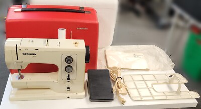 Vintage Bernina 830 Record Sewing Machine w/ Foot Pedal Case ...