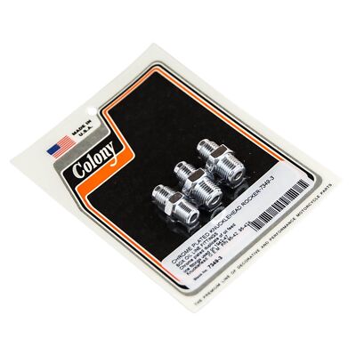 #7349-3 Rocker Box Oil Line Fittings 1942-1947 Harley Knucklehead ...