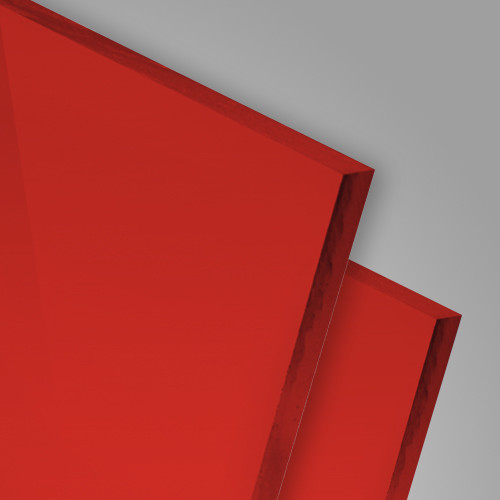 FOREX® Colour PVC-Hartschaumplatte Rot ähnl. RAL3028 seidenmatt 5mm ...