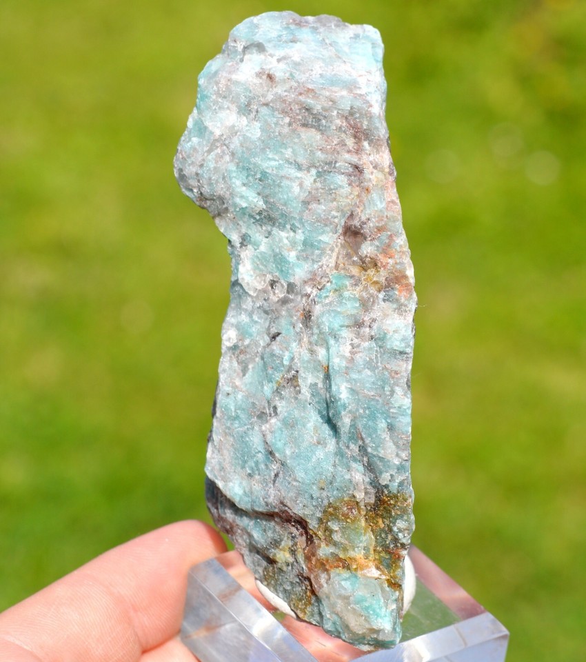 Microcline Var. Amazonite & Quartz 179 Grams - Fasimena Pegmatite ...