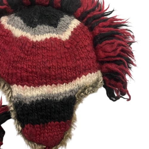 American Eagle Mohawk Trapper Winter Wool Alpaca Warm Ear Flap Mohawk ...