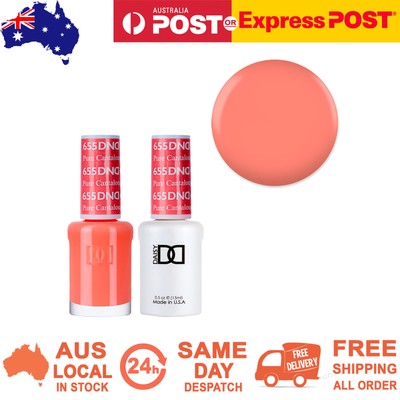 DND 655 Pure Cantaloupe - Daisy Collection Nail Gel & Polish Duo 15ml ...