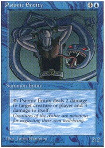1 x Psionic Entity - Fourth Edition - Moderate Play - MTG | eBay