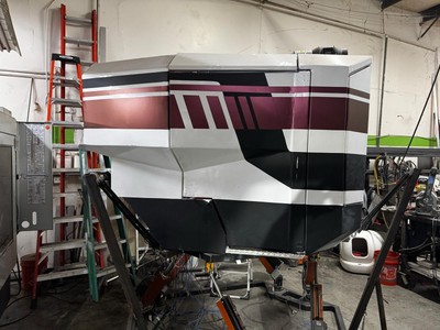 6DOF Cessna 172 Dual Cockpit Flight Simulator on Motion Platform X ...