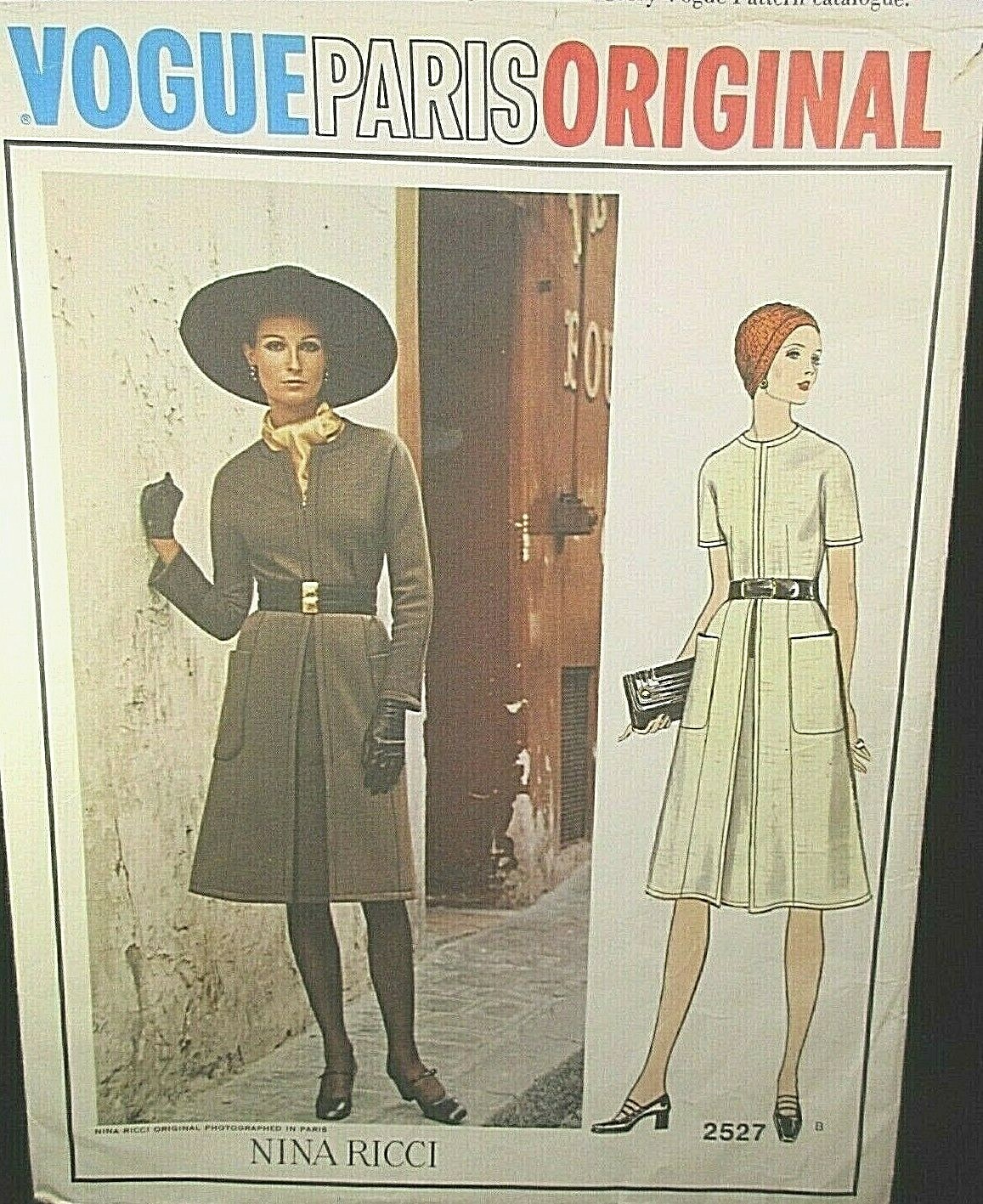 Vogue Paris Original Pattern 2527 Nina Ricci Size 16 | eBay
