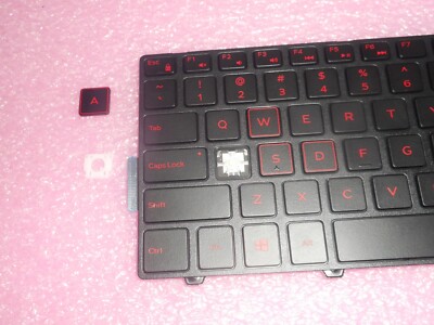 SINGLE KEY CAP+CLIP DELL Inspiron 15 5577 5576 P/N V9F14 MODEL AM9B ...
