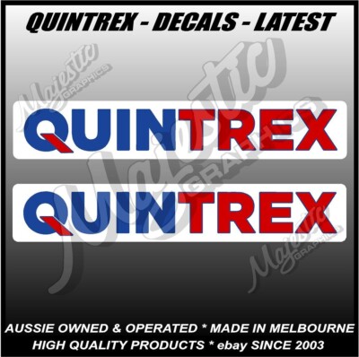 QUINTREX - 460mm X 80mm - CURRENT DESIGN - BOAT DECALS / STICKERS ...