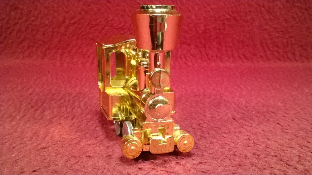 LGB 990 GNOMY STAINZ FRICTION STEAM LOCOMOTIVE - GOLD - NEEDS 1 WHEEL ...