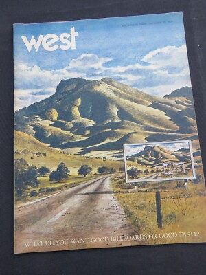 Los Angeles Times West Magazine December 13 1970 - Billboards or Good ...
