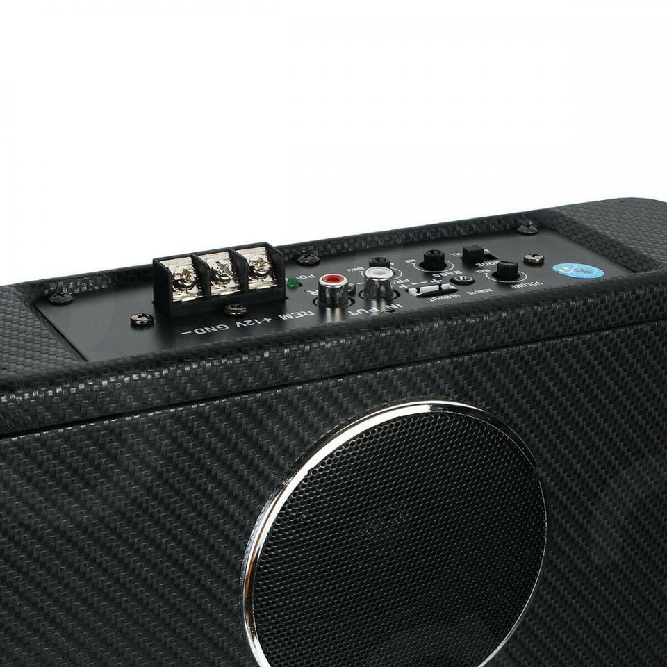 8'' 800W Active Underseat Car Bass Box Audio Subwoofer Sub Speaker ...