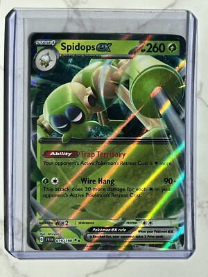 Pokémon TCG Spidops ex Scarlet & Violet Base Set 019/198 Holo Double ...