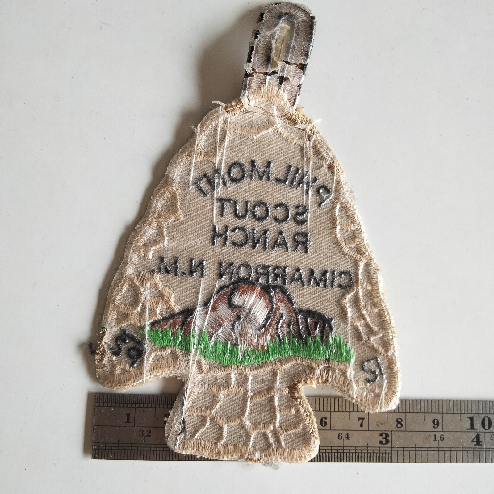 Philmont Scout Ranch high adventure arrowhead plastic back BSA logo ...