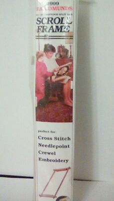 F.A. EDMUNDS SPLIT RAIL SCROLL FRAME CROSS STITCH, NEEDLEPOINT, 2999 | eBay