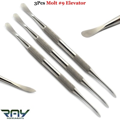 Dental Surgical Molt 9 Periosteal Elevator Implant Stainless Steel ...