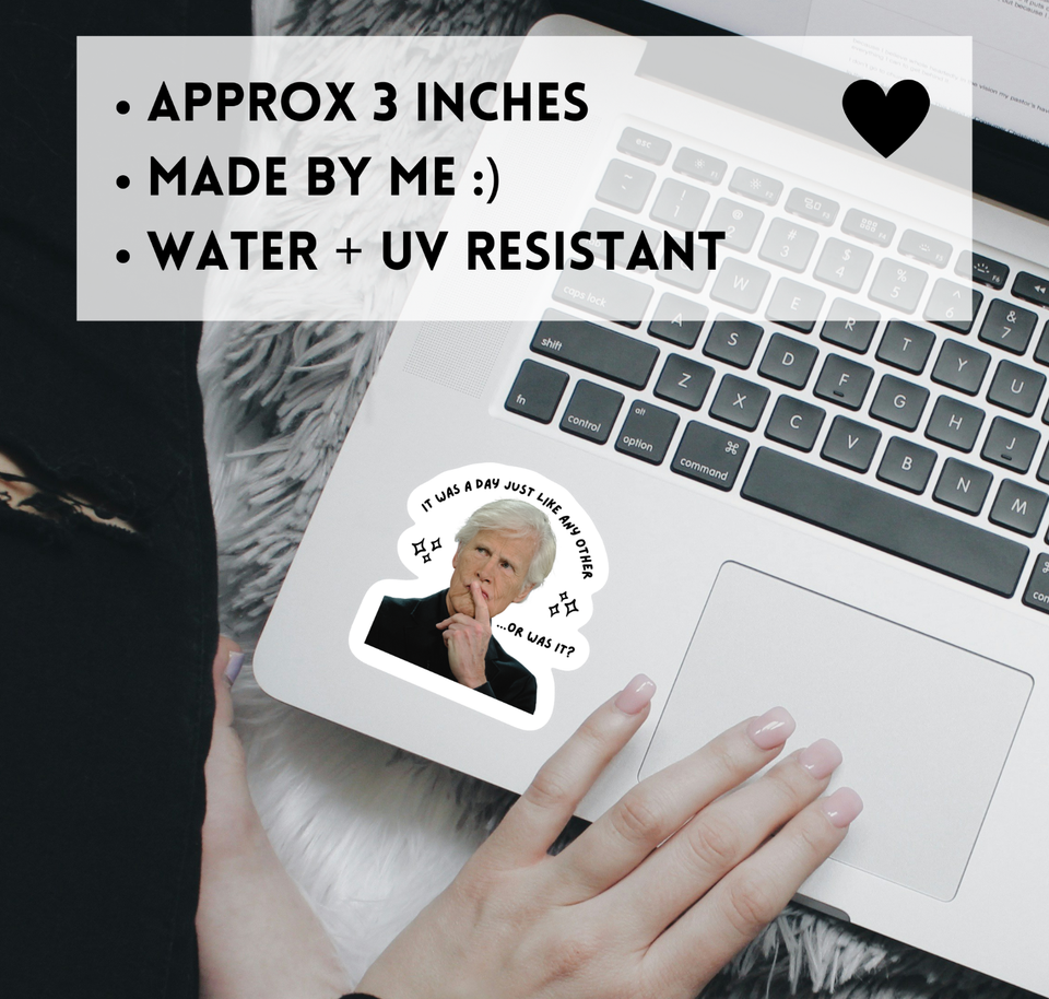 true crime sticker / dateline Keith Morrison / true crime gift ...