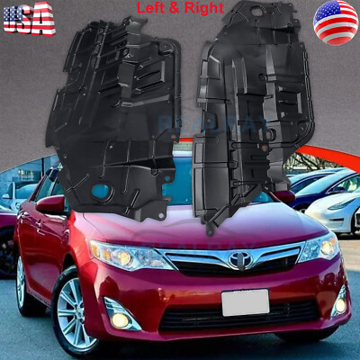 FIT FOR CAMRY 2012 2013 2014 FRONT ENGINE UNDER COVER RIGHT & LEFT PAIR ...