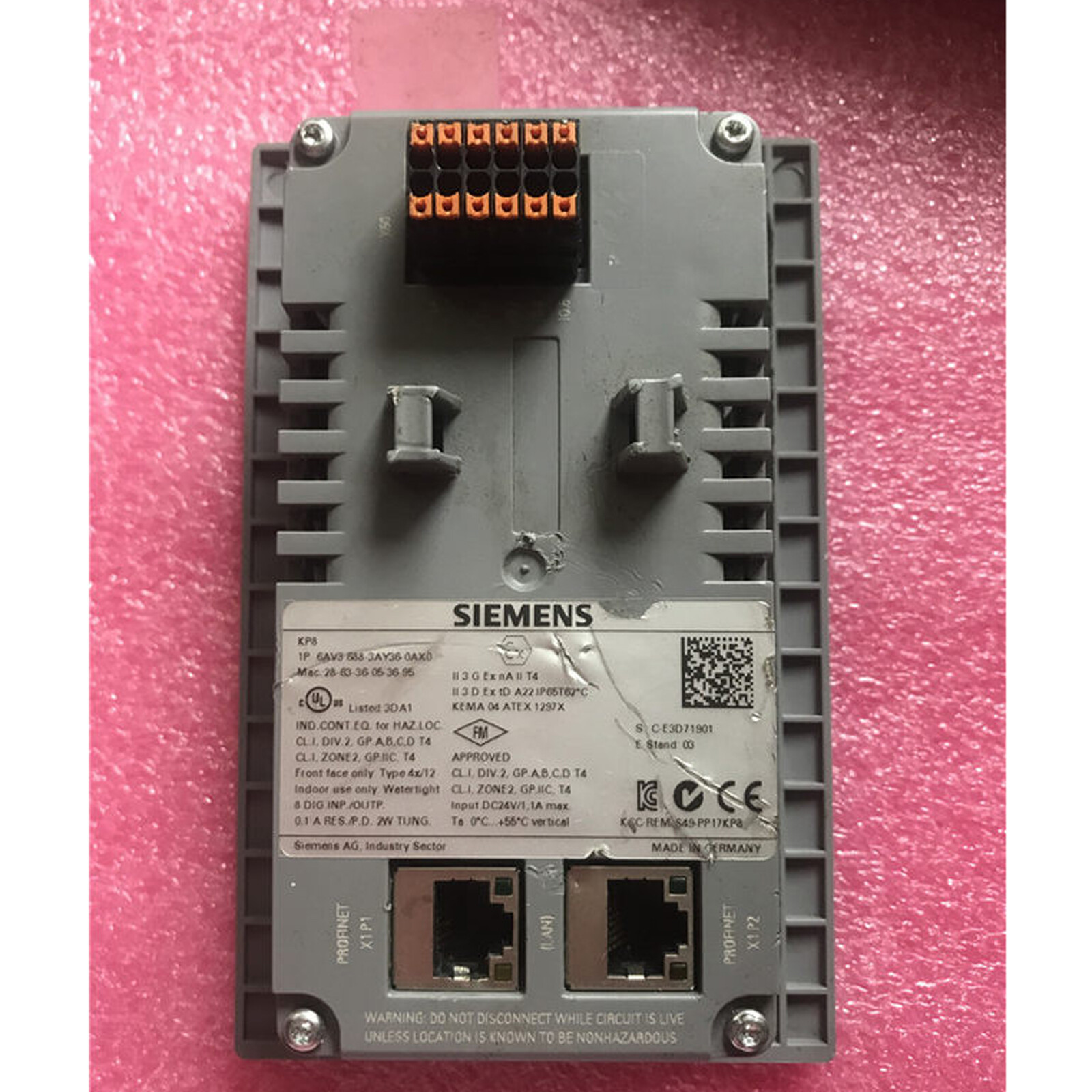1PCS USED Siemens KP8 6AV3 688-3AY36-0AX0 6AV3688-3AY36-0AX0 MODEL FAST ...