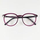SPECSAVERS eyeglasses PURPLE KEYHOLE ROUND glasses frame MOD: CARMI+ ...