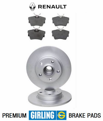 RENAULT TRAFIC (01-) 1.9 2.0 2.5 DCi GIRLING REAR VENTED BRAKE DISCS ...