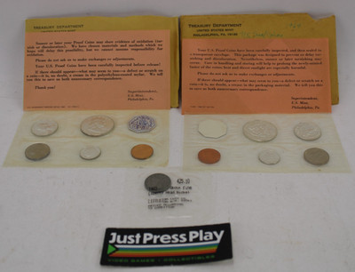 1961 + 1964 US Proof Sets Philadelphia Mint Kennedy Silver Half Dollars | eBay
