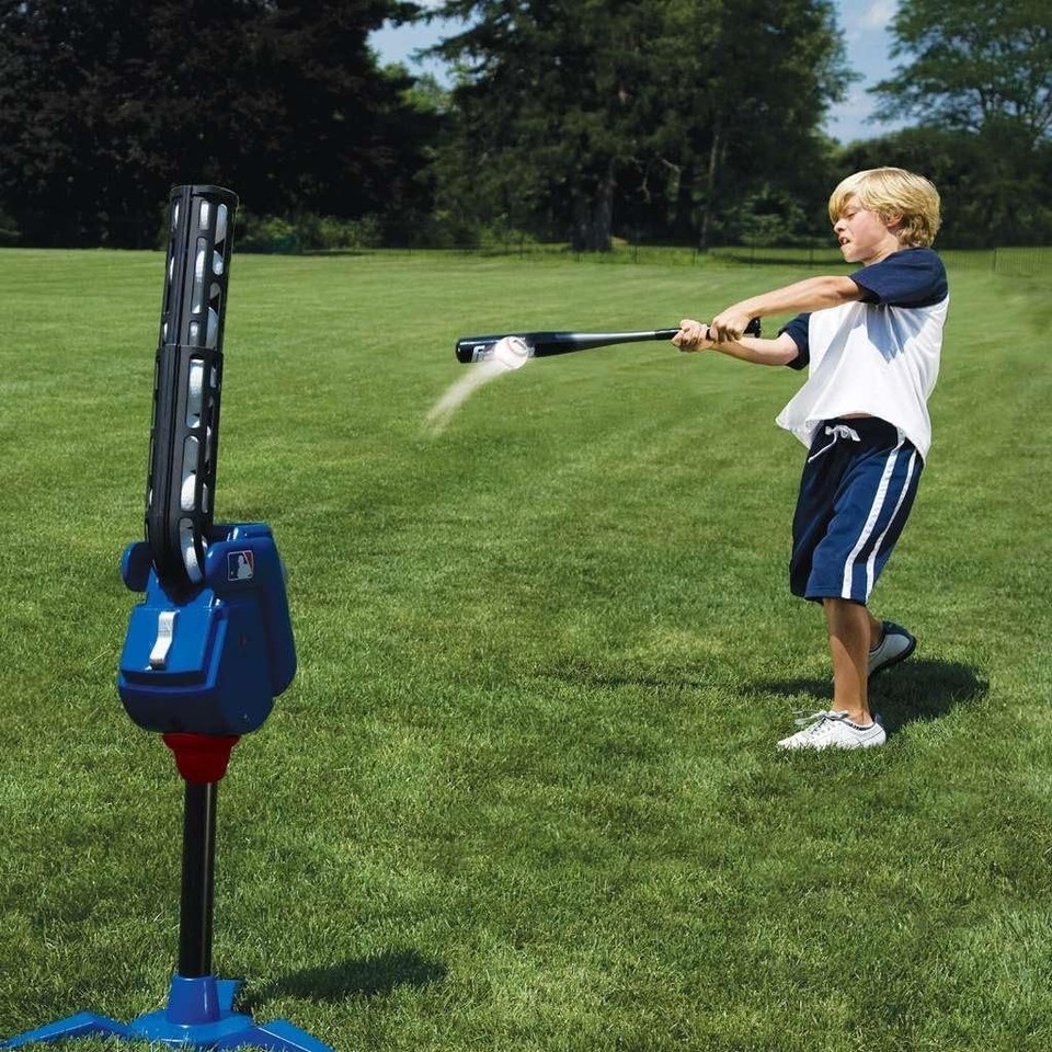 Youth Baseball Pitching Machine - Adjustable Practice Aid | eBay