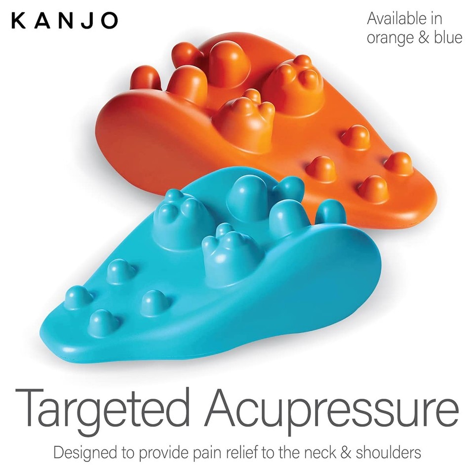 Kanjo Acupressure Neck Pain Relief Cushion | Cervical Traction Device ...