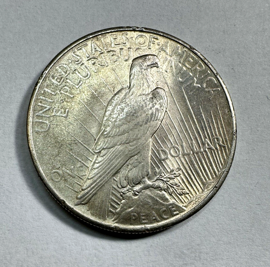 1925 Peace Dollar Silver 0326 cartwheel effects | eBay