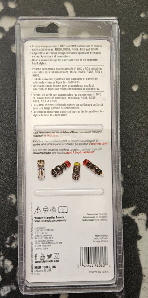 Klein Tools Compact, Multi-Connector Compression Crimper | eBay