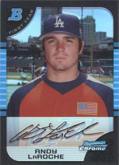 2005 Bowman Draft Picks & Prospects - Chrome Andy LaRoche #BDP140 ...