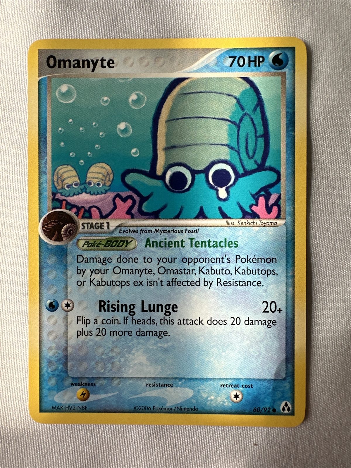pokemon TCG 2006 Omanyte 60/92 EX Legend Maker-NM- | eBay