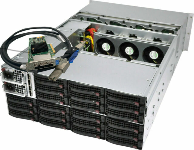 Supermicro 8TB SAS 45 Bay JBOD Storage - 847E16RJBOD for sale online | eBay
