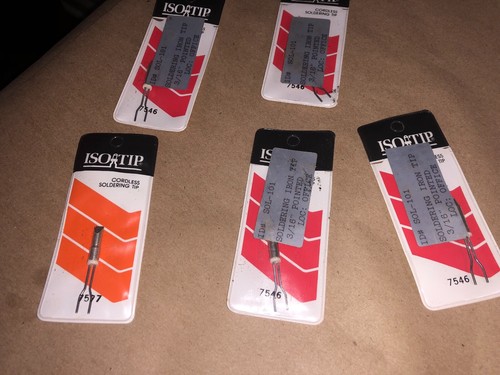Iso-Tip Soldering Iron Replacement Tips 7546 ID# SOL-101 3/16" QTY 4 ...