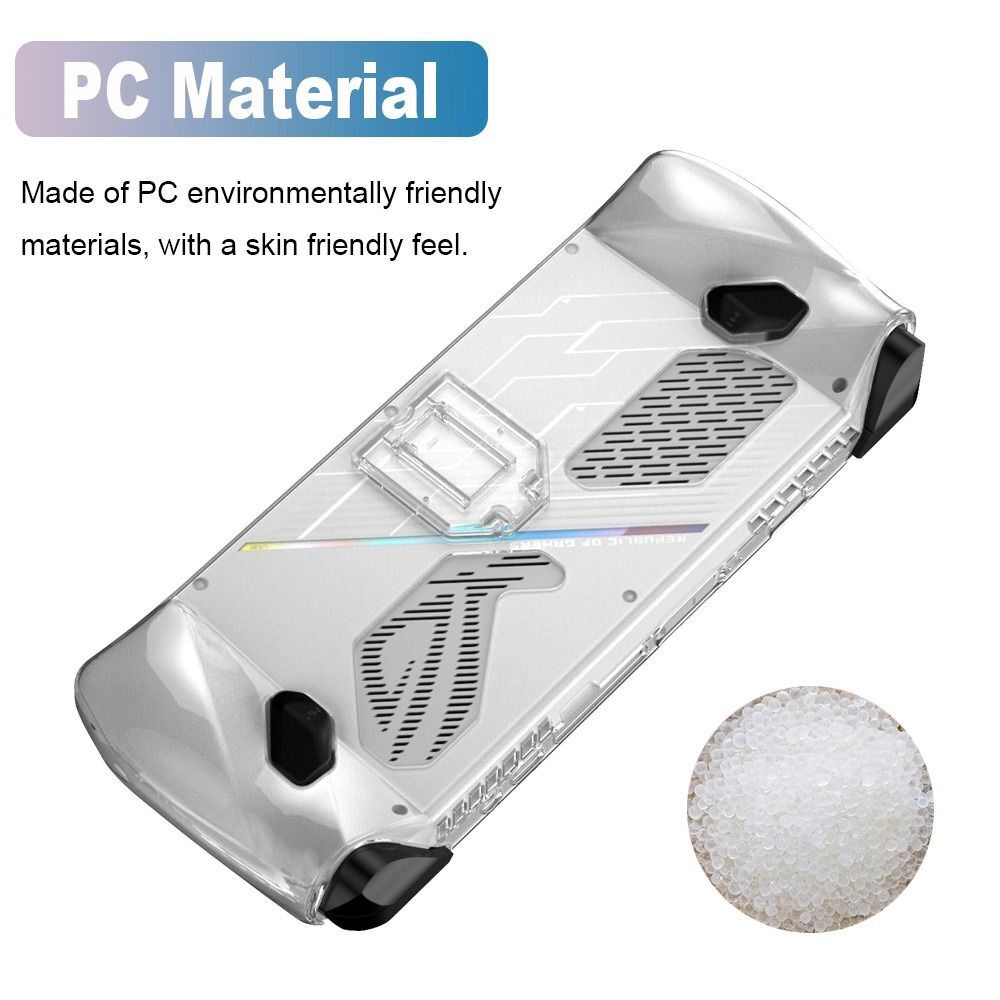 Transparent Back Cover Handheld Console Shell for Asus ROG Ally Desktop ...