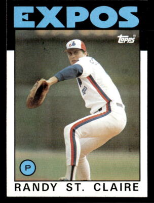 Randy St. Claire 1986 Topps Card #89 Montreal Expos | eBay