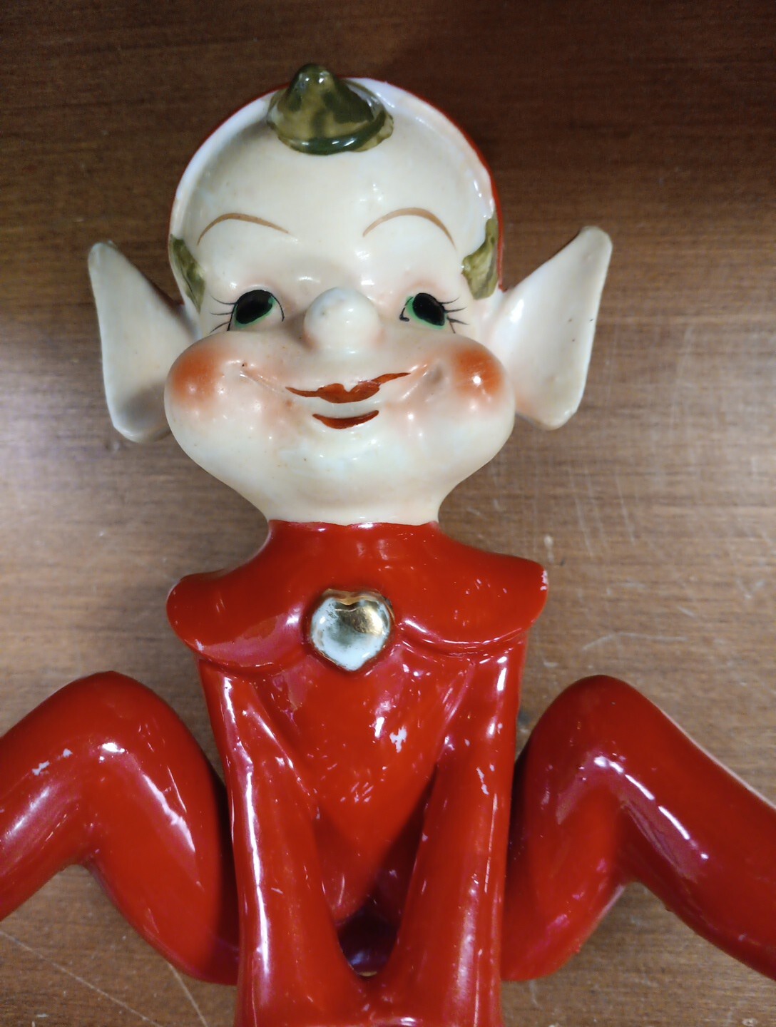 Vintage Thames Ceramic Pixie Elf 6"x8" Figurine 1950’s Christmas Japan Rare | eBay