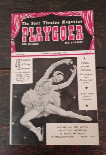 Playgoer Theatre Magazine Nov-Dec 1948 | eBay UK