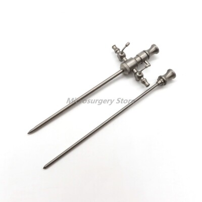 New type Arthroscopy 2 Valve Trocar Set Use With 4 mm 0/30/70 Degree ...