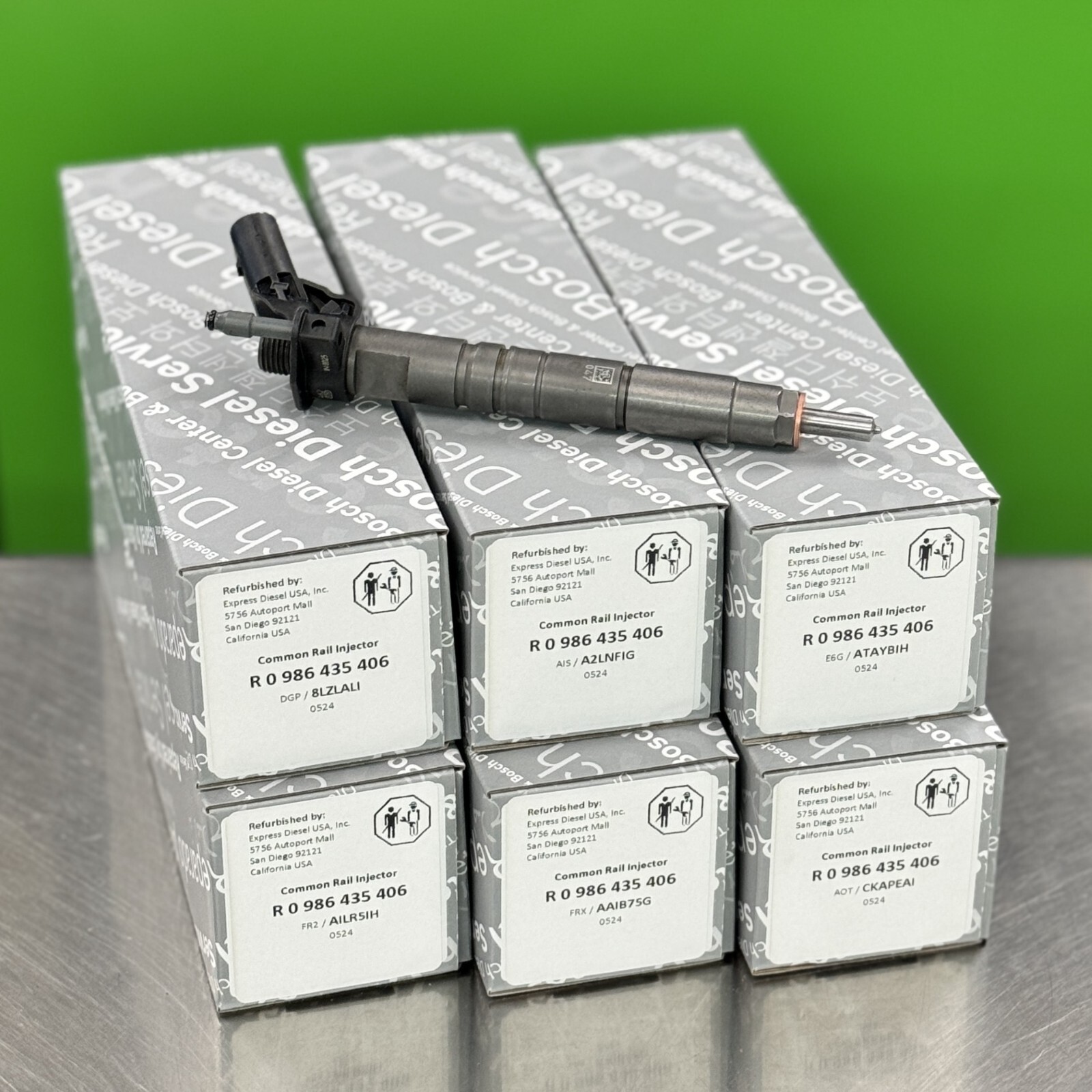 2010-up Mercedes Sprinter 3.0L OM642 Diesel Fuel Injector Set of 6 ...