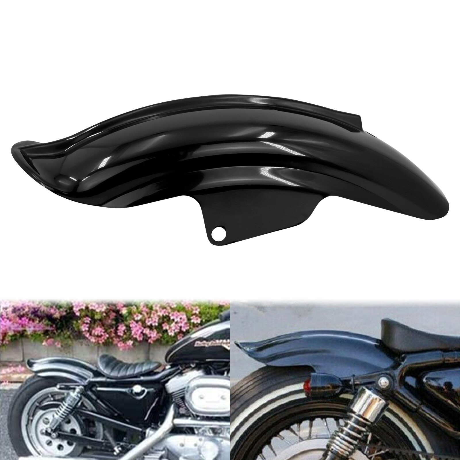 Rear Mudguard Fender Fits For Harley Sportster 883 1200 Cafe Racer ...