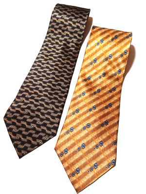Antani 2 Pack All Silk Allover Printed Tie NEW-068 | eBay