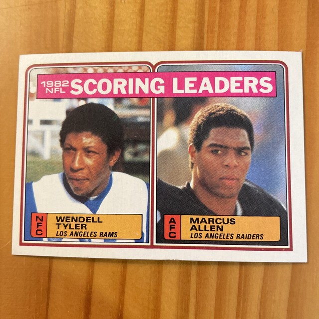 1983 Topps - #205 Wendell Tyler, Marcus Allen (RC) for sale online | eBay