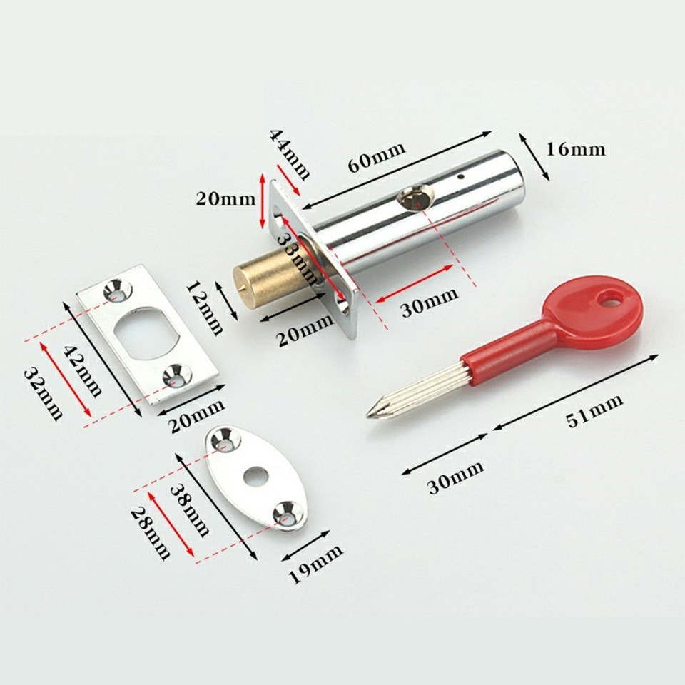 For Fire Doors Copper Channel Lock Inspection Door Lock For Fire ...