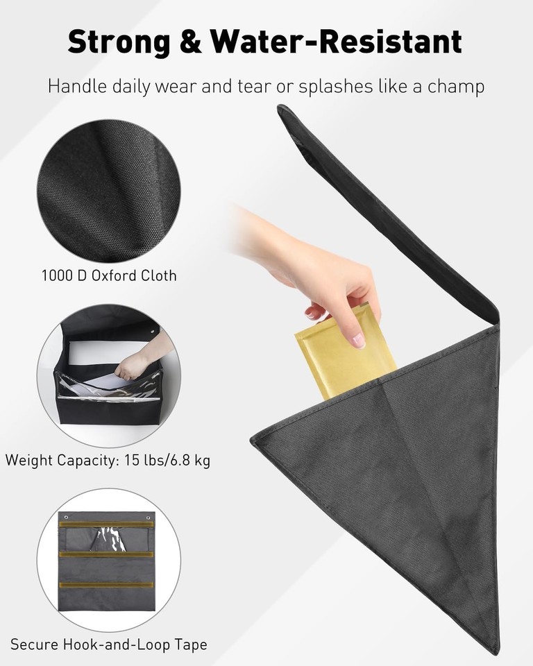 Mail Slot Catcher for Door, Large Capacity Letter Catcher Letterbox ...