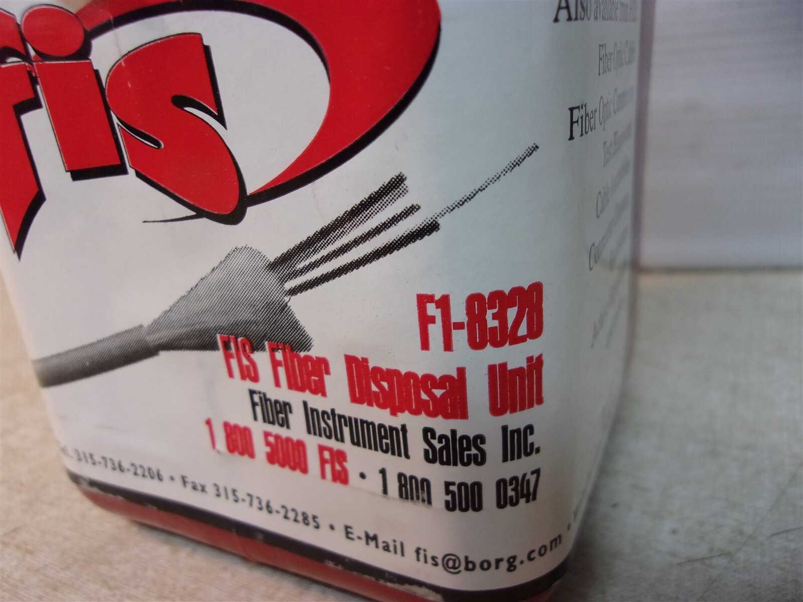 NEW FIS F1-8328 Fis Fiber Disposal Unit *FREE SHIPPING* | eBay
