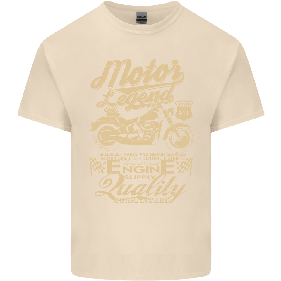 Motor Legend Biker Motorbike Motorcycle Mens Cotton T-Shirt Tee Top ...
