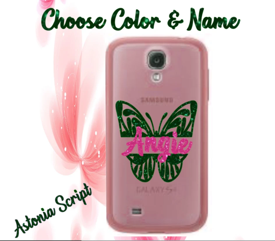 Phone Vinyl Monogram