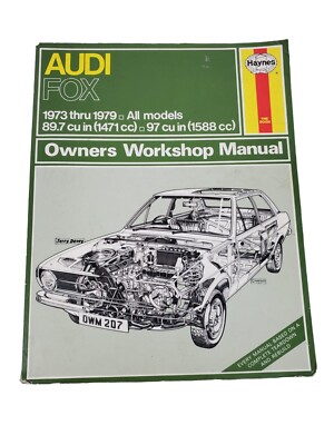 Audi Fox Haynes Owners Workshop Manual 1973 Thru 1979 | eBay