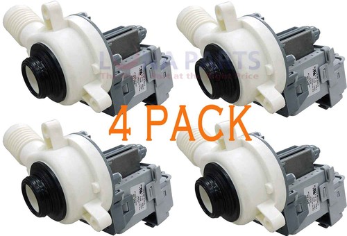 (4 PACK) Whirlpool W10276397 Washer Drain Pump AP4514539 PS2580215 ...