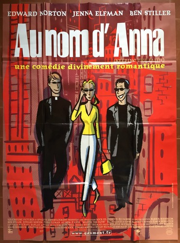 Poster Au Name Anna Keeping The Faith ben Stiller Edward Norton ...
